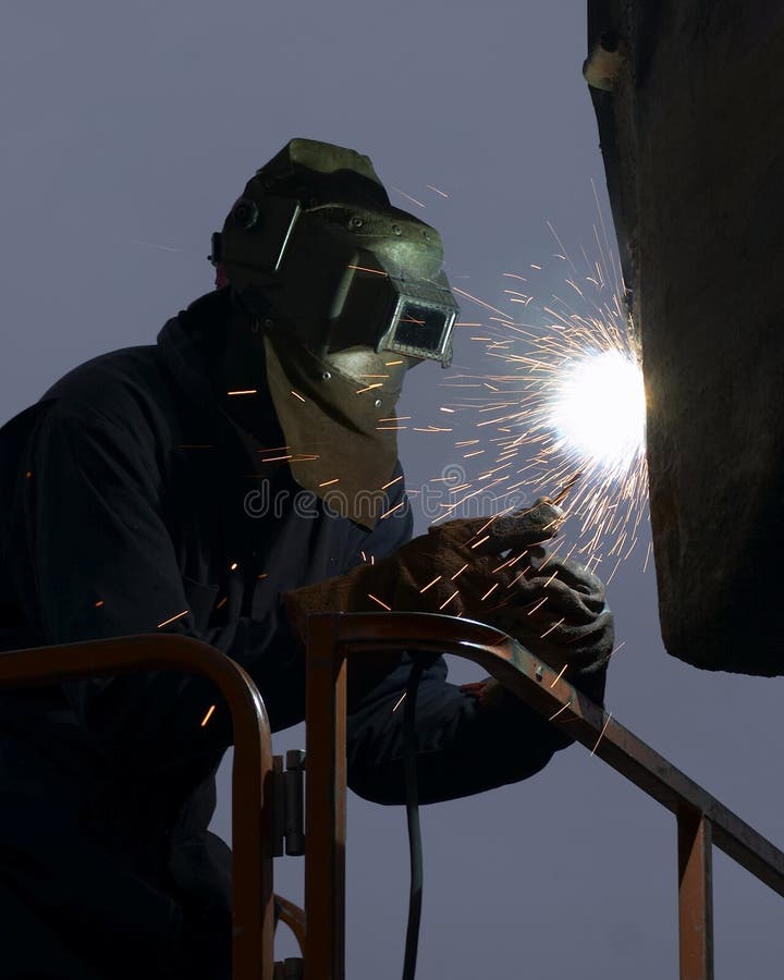 Welder stock image. Image of spray, welding, workplace - 729179