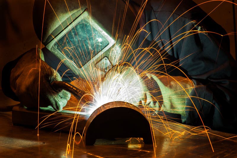 Welder stock photo. Image of metallic, solder, hand, industrial - 2744662