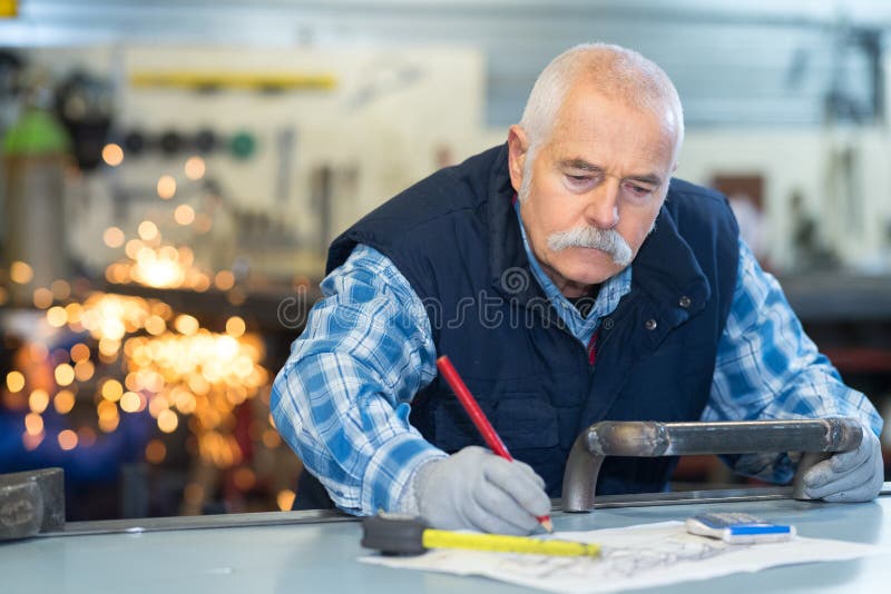Welder Making or Improving Designs Stock Photo - Image of occupation ...