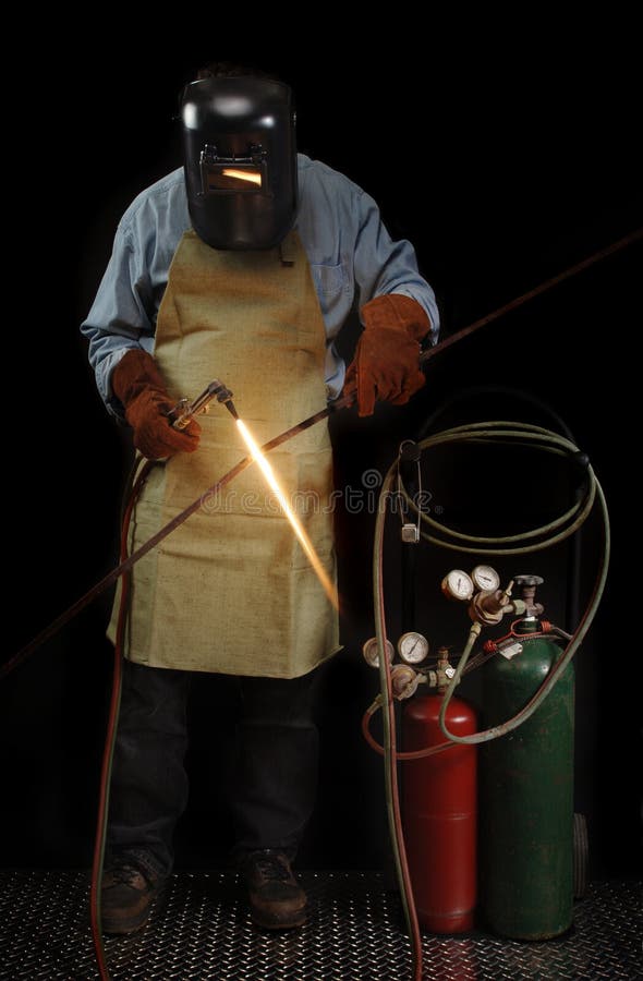 Welder Standing stock photo. Image of person, torch, skill - 5121904