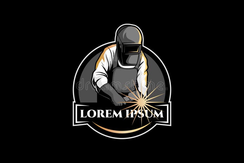 Welder Vector Logo Image Template Stock Vector - Illustration of face ...