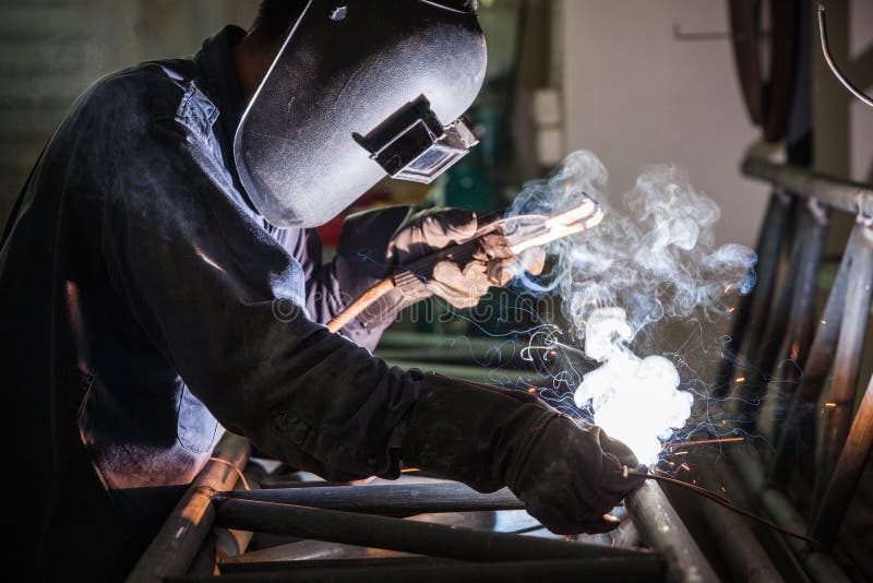 Welder stock photo. Image of worker, gloves, industry - 29284786