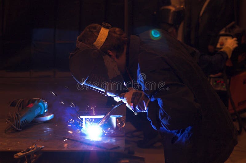 Welder At Work Picture. Image: 4306001