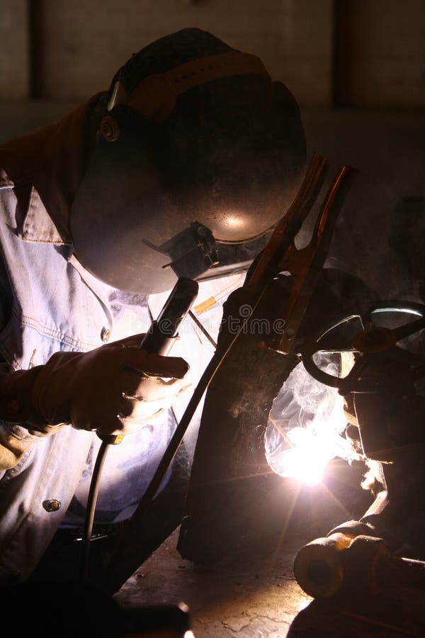 Welder at work 6 stock image. Image of risk, industrial - 1442165