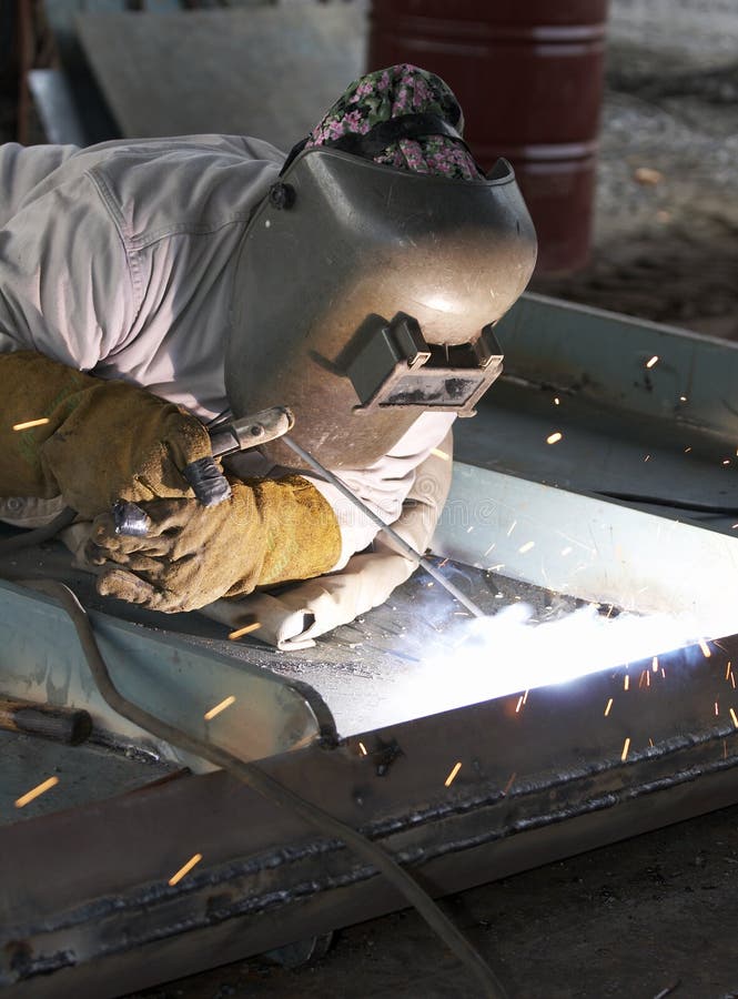Welder work stock photo. Image of welder, manufacture - 5825574