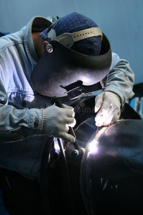 Welder at work 7 stock photo. Image of welder, pipeline - 1442124
