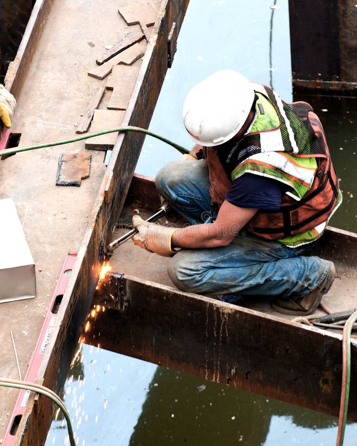 Welder stock image. Image of iron, weld, construction - 66208707