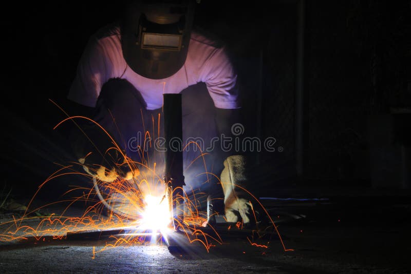 Welding stock image. Image of sparkle, steel, industry - 20641923