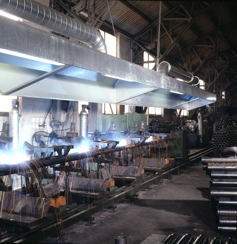 Welding stock photo. Image of pipe, flash, glasses, industrial - 22245232