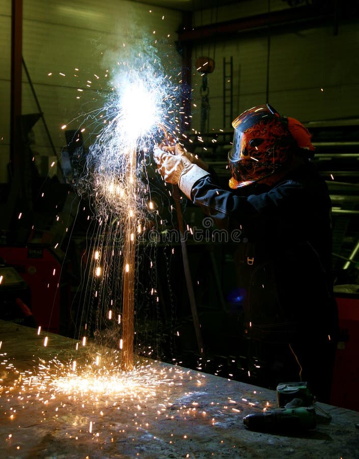 Welding Steel stock photo. Image of protection, skill - 23747130