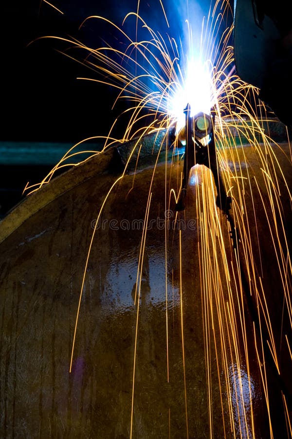 Welding stock image. Image of manufacture, helmet, industry - 7116713