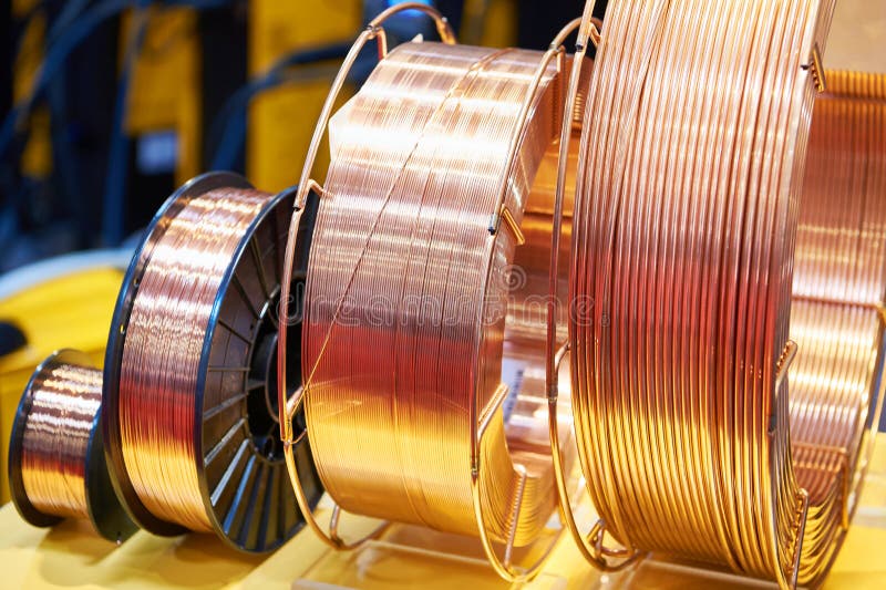 Welding alloy wire stock photo. Image of heavy, iron - 387528092
