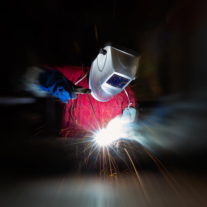 Welding stock photo. Image of construction, heavy, flame - 70699848