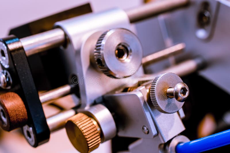 Welding Control Machine Element Close-up. Stock Photo - Image of tool ...