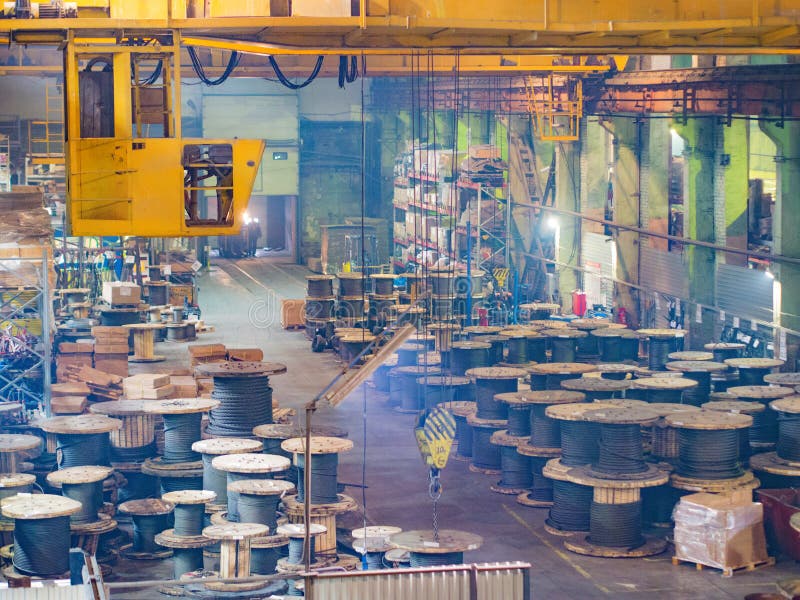 Welding Department. Workshop on Production Stock Photo - Image of plant ...