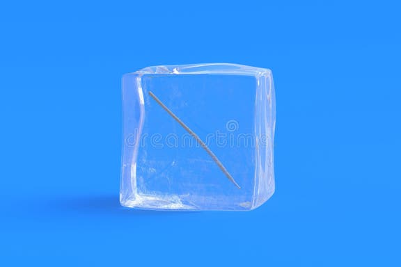 Welding Electrode in Ice Cube Stock Illustration - Illustration of ...