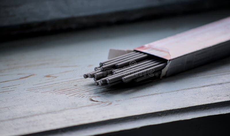 Welding Electrodes in a Pack Stock Photo - Image of join, weld: 311529936