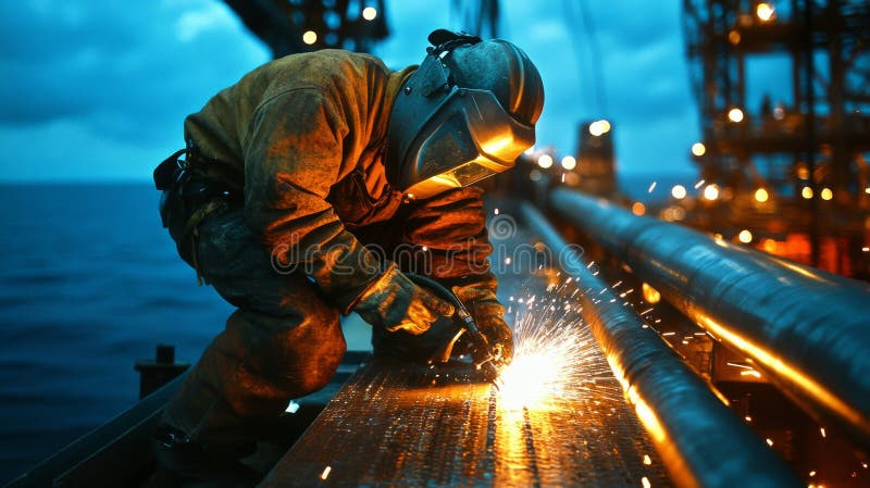 Welding Expert Restores Metal Frameworks at Offshore Oil Facility for ...