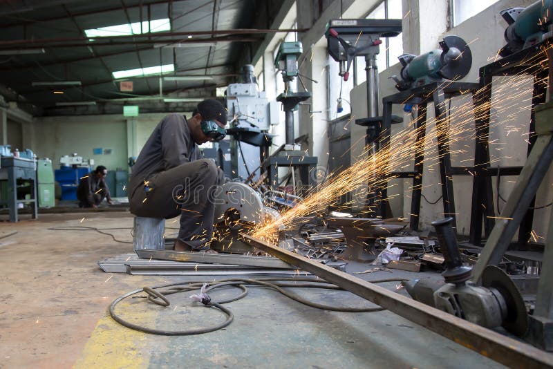 Welding Fabrication stock image. Image of garage, burning - 1109217