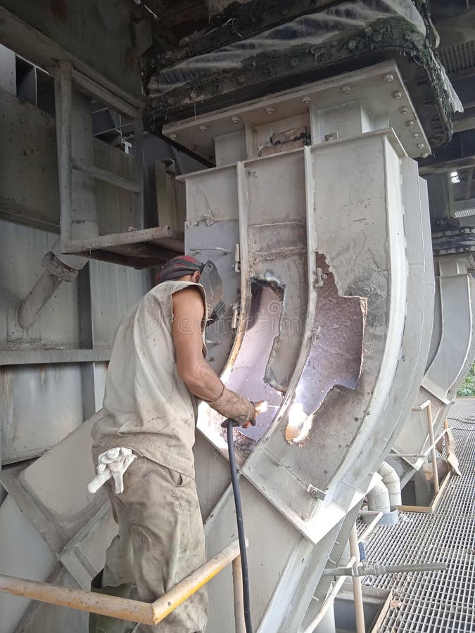 Welding of Ferrous Materials with Makeshift Equipment Editorial Photo ...