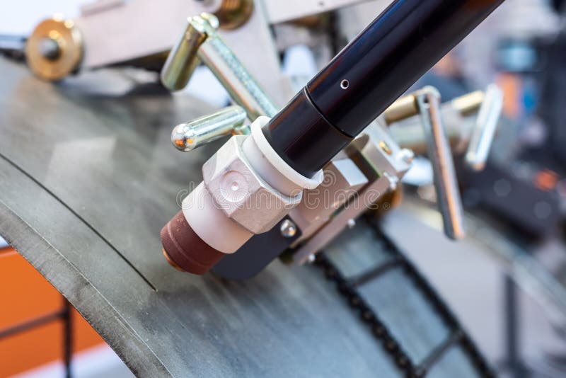 Welding Head, Automatic Welding Machine. Close-up Photo. Stock Image ...