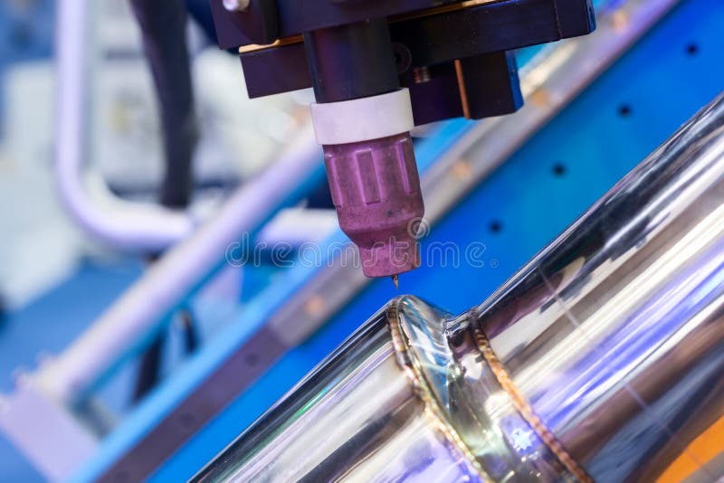 Welding Head, Automatic Welding Machine. Close-up Photo. Stock Image ...