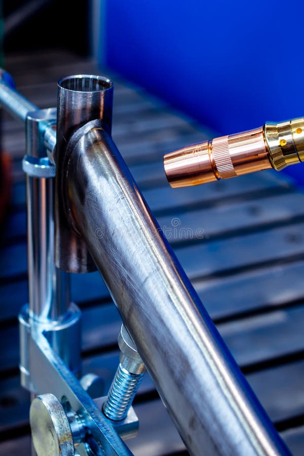 Welding Head, Automatic Welding Machine. Close-up Photo. Stock Image ...
