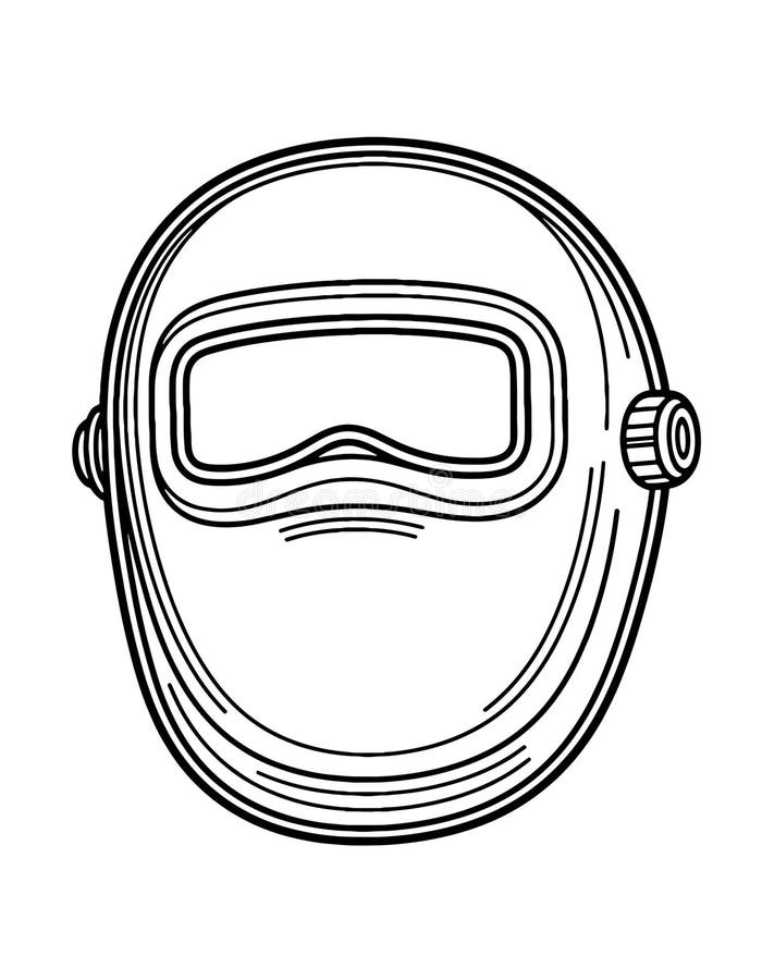 Welding Helmet Protective Face Shield Safety Equipment Stock ...