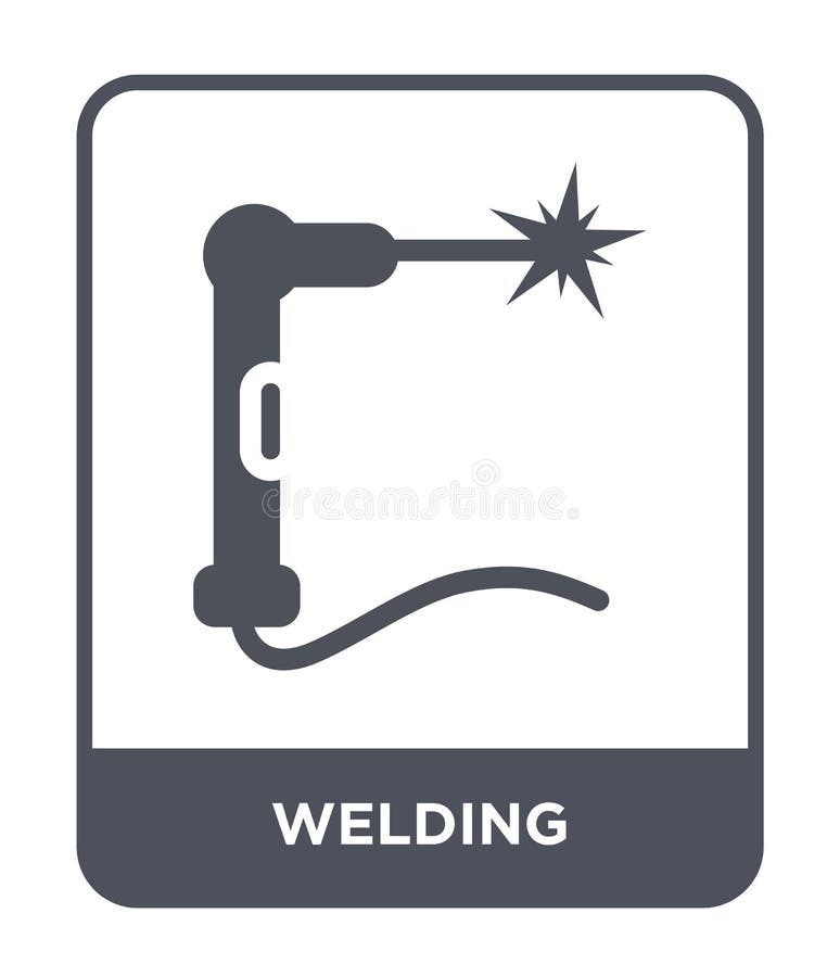 Welding Icon in Trendy Design Style. Welding Icon Isolated on White ...