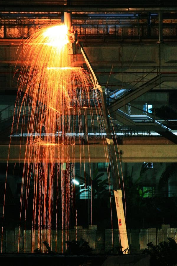 Welding Lights stock photo. Image of construction, scaffold - 55548244