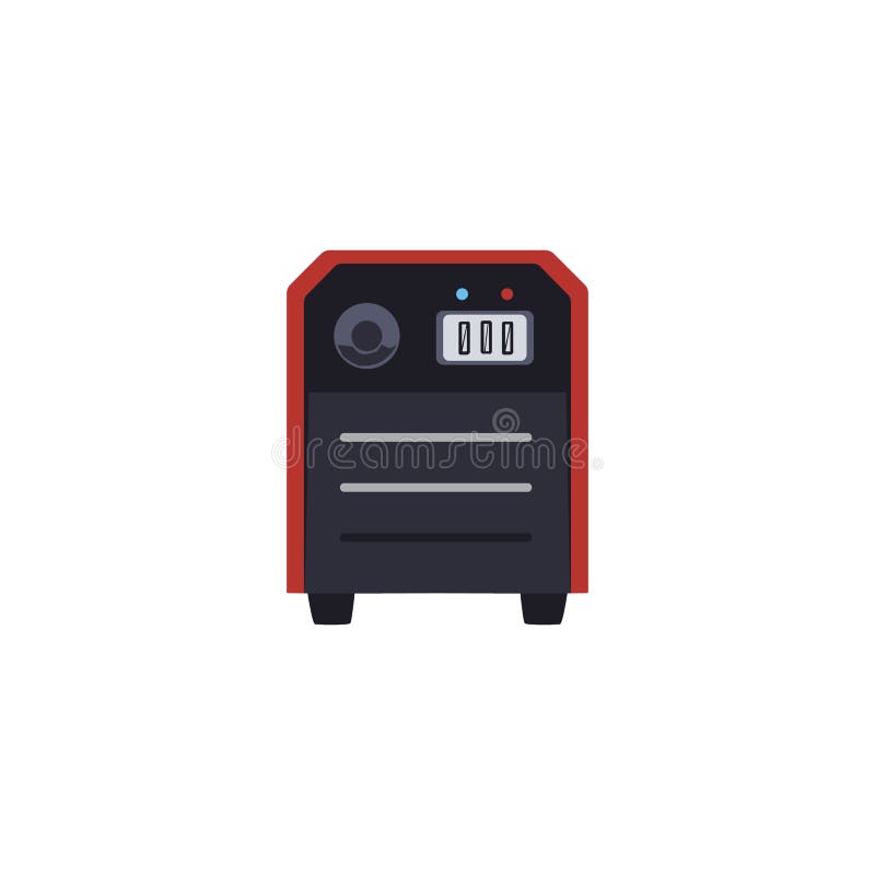 Welding Machine Equipment for Welding Metals, Flat Vector Illustration ...