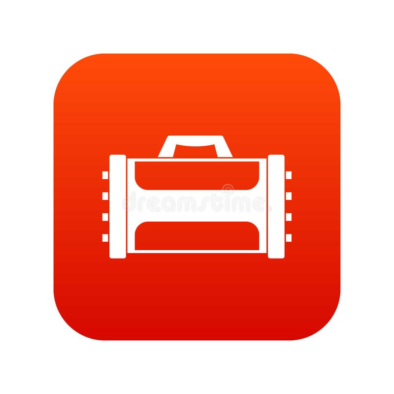 Welding Machine Icon Digital Red Stock Vector - Illustration of ...