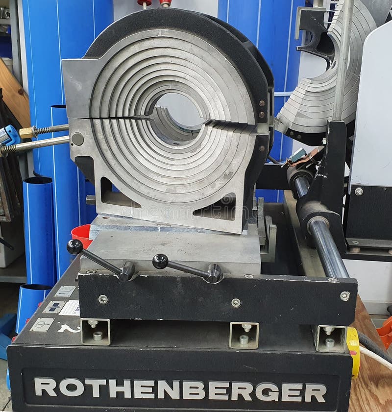 Welding Machine for Welding Peh Plastic Pipes Editorial Stock Photo ...