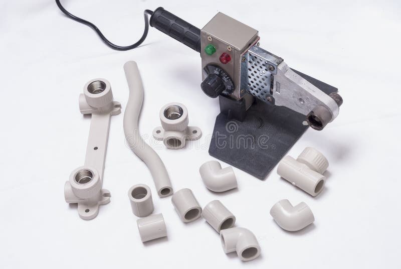Welding Machine for Polypropylene Stock Photo - Image of sanitary ...