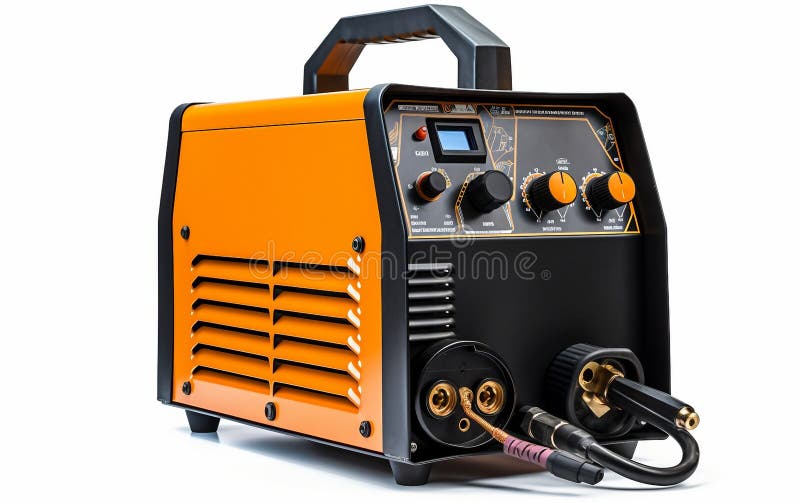 Welding Machine on White Background Stock Illustration - Illustration ...