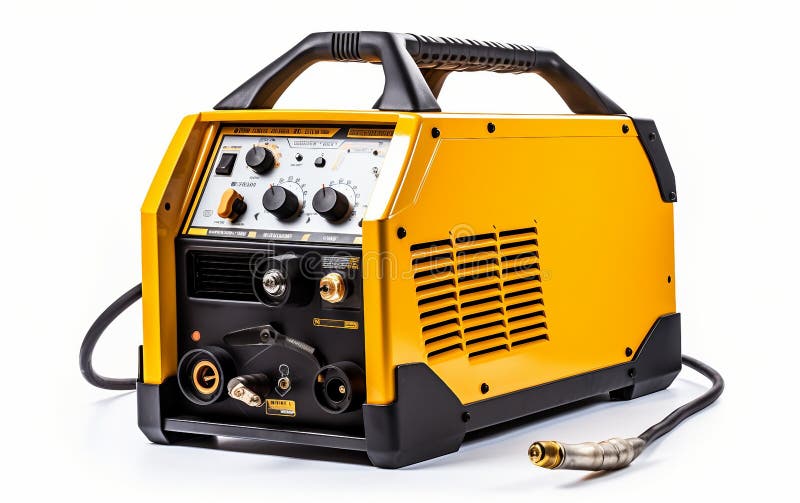 Welding Machine on White Background Stock Illustration - Illustration ...