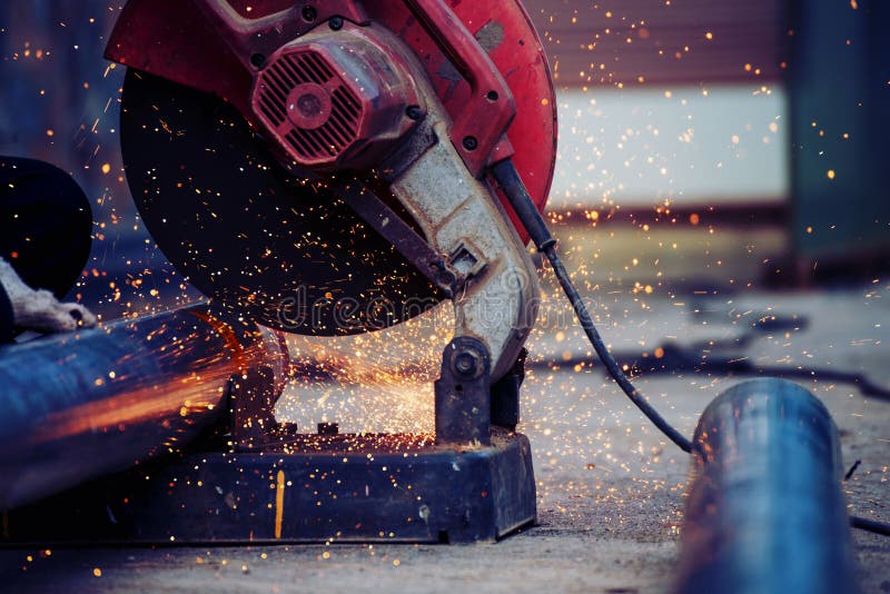 Welding Machinery Iron Metal Sparking Equipment. Hot Flame Welding ...