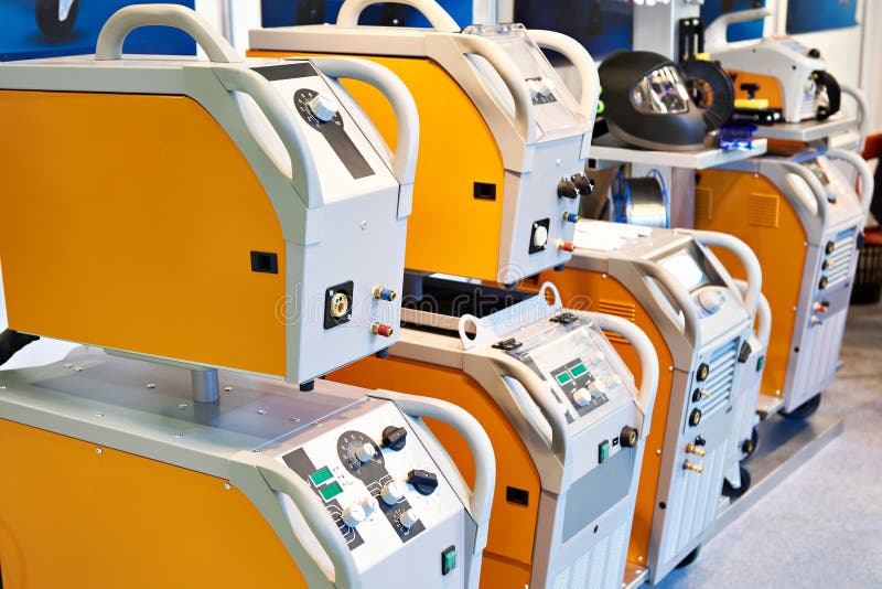 Welding Machines at Exhibition Editorial Photography - Image of metal ...