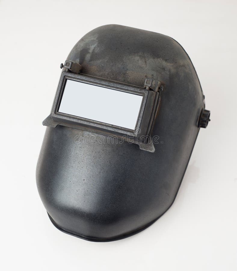 Welding Mask and Gloves on Table Stock Photo - Image of industrial ...