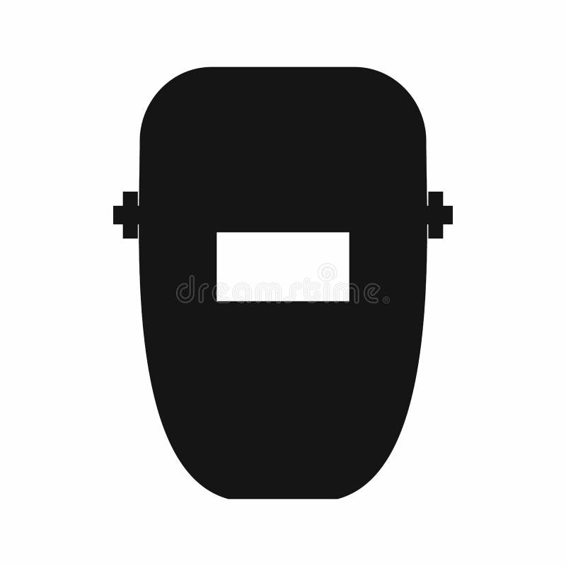 Welding Mask Icon, Simple Style Stock Vector - Illustration of mask ...