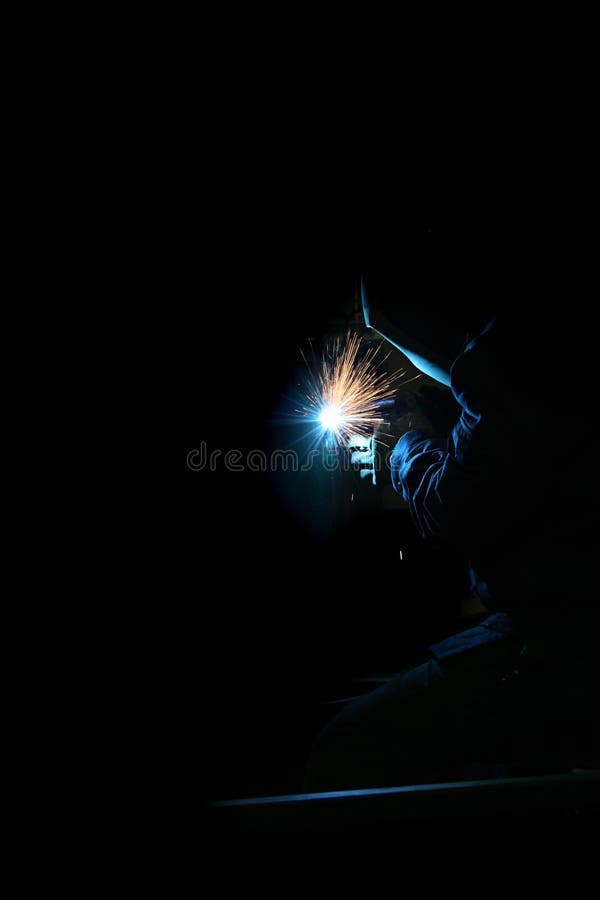 Welding stock image. Image of manufacture, helmet, industry - 7116713