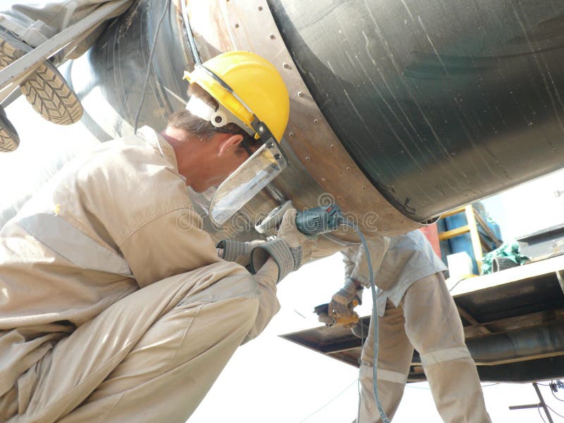 Welding of the pipeline. stock image. Image of bulgarian - 60565747