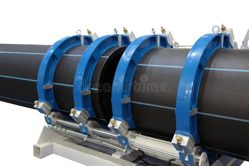 Rolls of Plastic Drainage Pipe Stock Image - Image of drainage, support ...