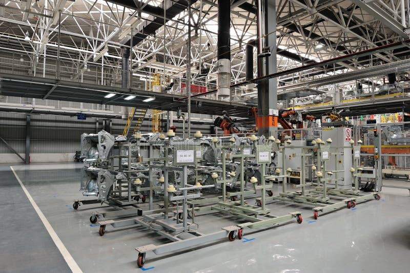 Welding Production Line Workshop Editorial Photo - Image of equipment ...