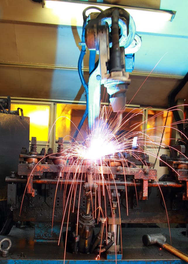 Welding Robot stock photo. Image of machine, heavy, auto - 42966818