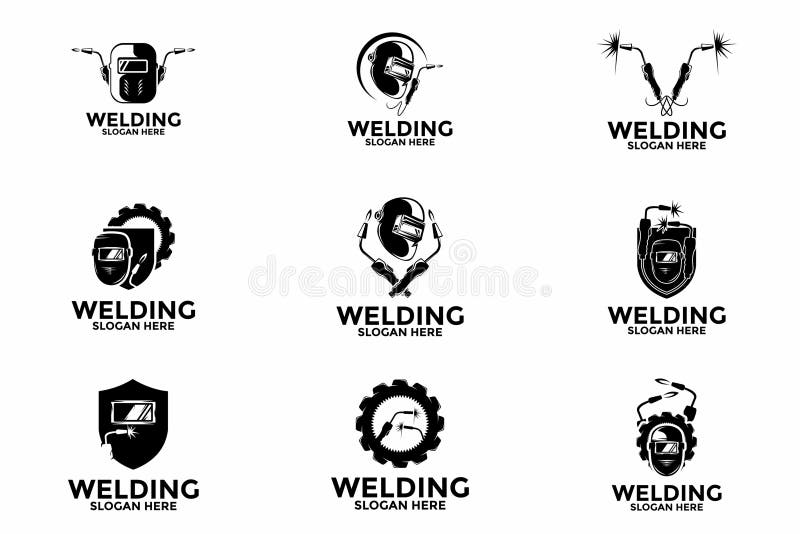 Welding Service Logo Design, Welding Company Logo Illustration Vector ...
