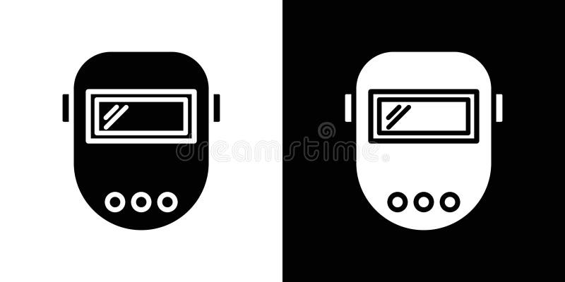 Welding Shield Cover Icon Linear Logo Isolated Stock Illustration ...