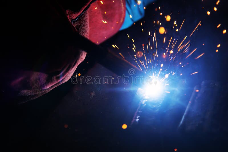 Welding Spark Picture. Image: 82947706
