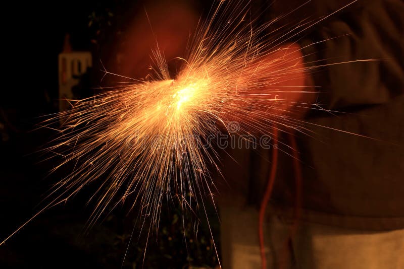Sparkling fuse burnout stock photo. Image of danger, train - 46756