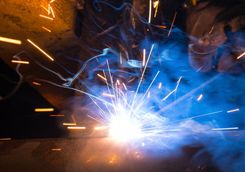 Welding Sparks Wallpaper